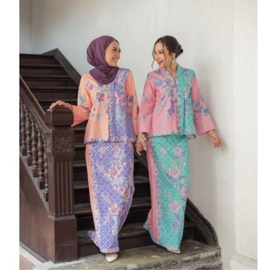 Tunic Edition Batik Kaftan / Tunic Kaftan Set / Baju Lebaran Set / Baju ...