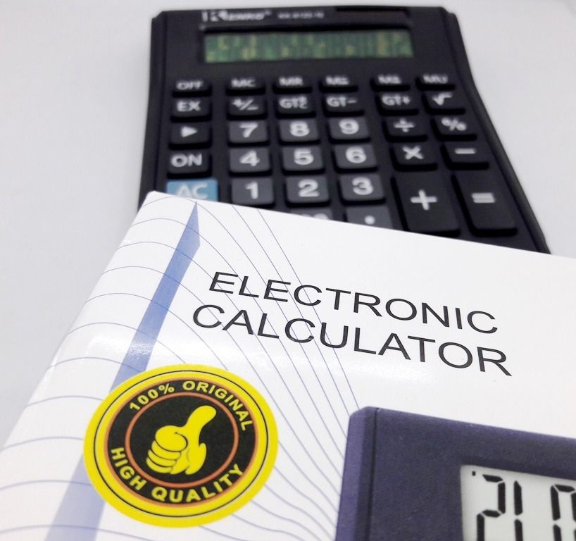 Twin-Display Business Calculator, Large, Hobbies & Toys, Stationary & Craft, Stationery & School ...