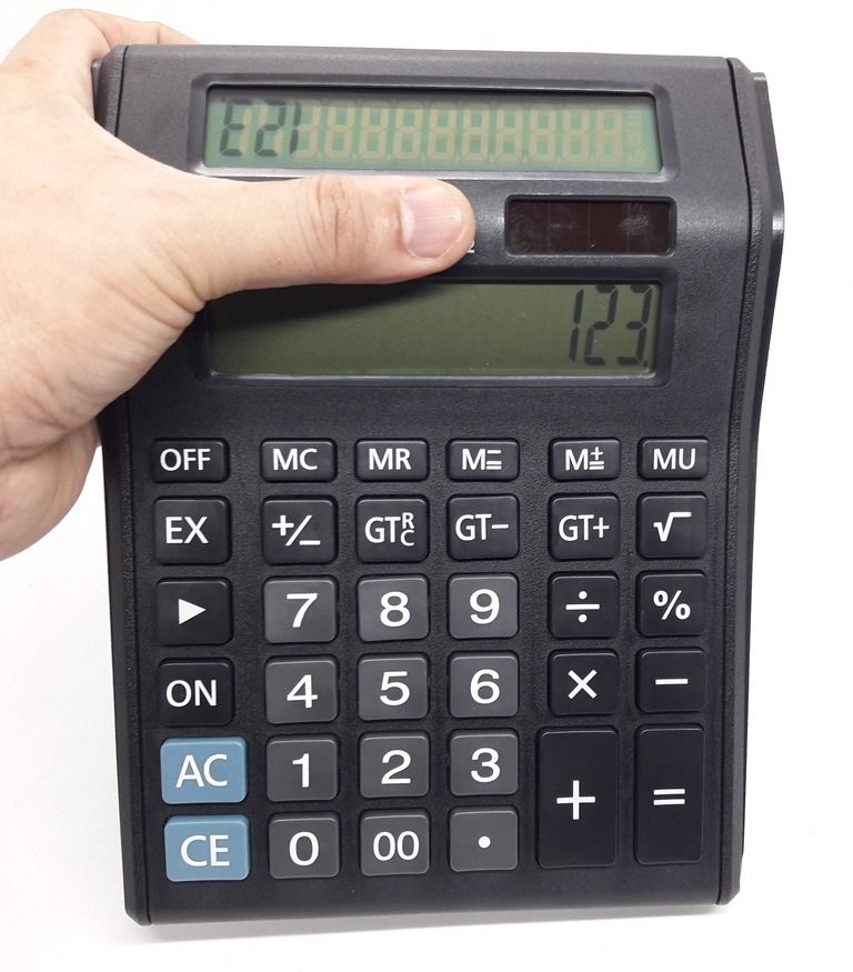 Twin-Display Business Calculator, Large, Hobbies & Toys, Stationary ...