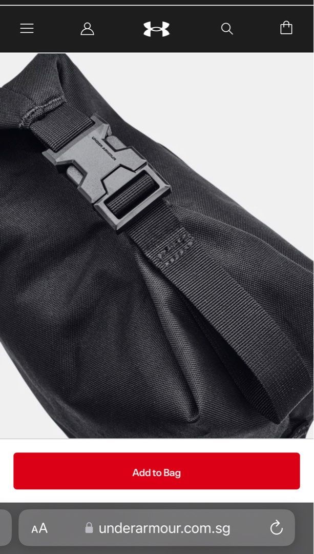 Under Armour Virgin Active UA Contain Shoe Bag, Men's Fashion, Bags ...