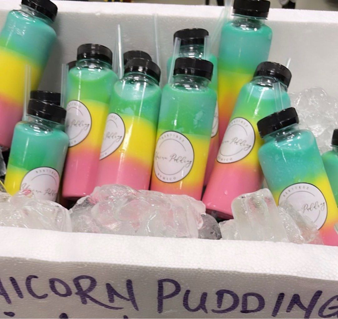Unicorn Pudding, Food & Drinks, Beverages on Carousell