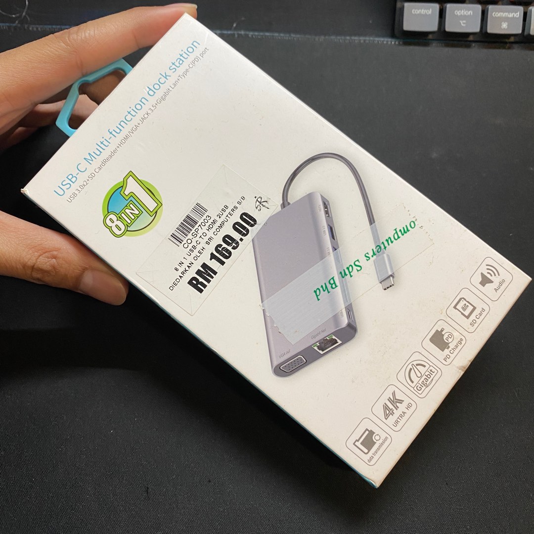 Usb C Hdmi Usb Vga Adapter Dock Cable Computers Tech Parts