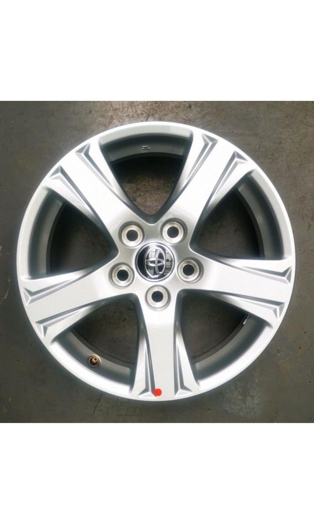Used 16" Original Toyota Rims, Car Accessories, Tyres & Rims on Carousell