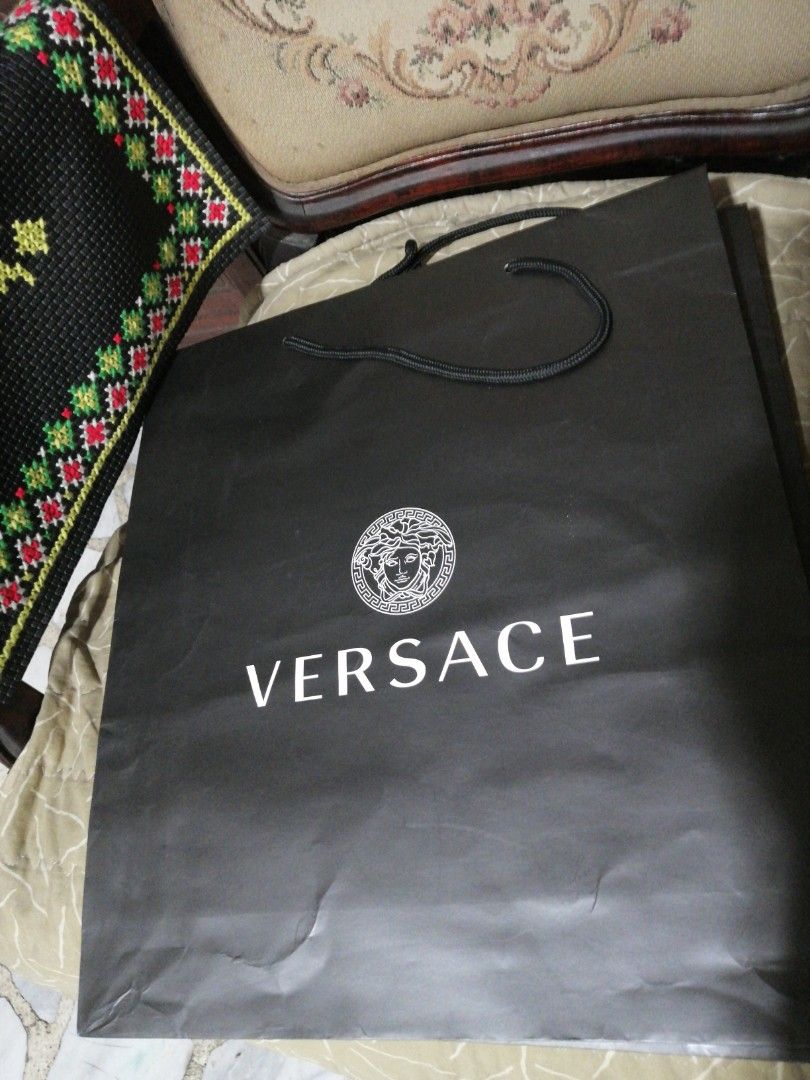 Versace paper bag, Luxury, Bags & Wallets on Carousell
