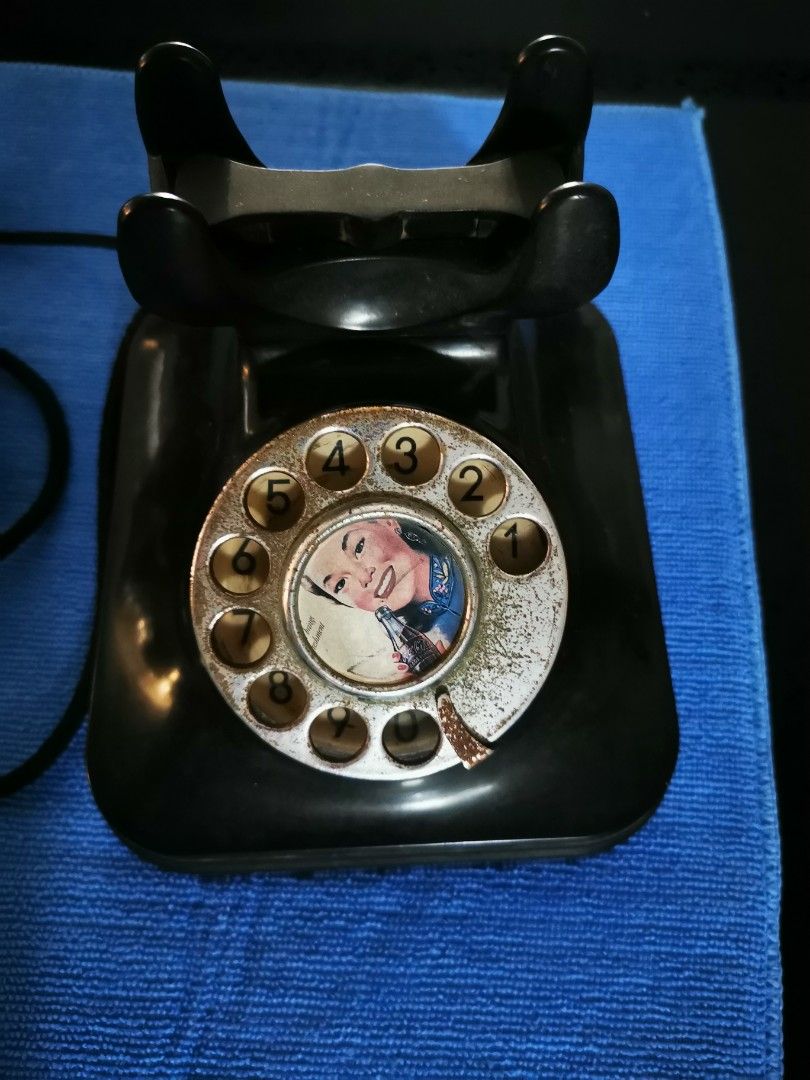 Vintage Bakelite Rotary Dial Telephone, Hobbies & Toys, Memorabilia ...