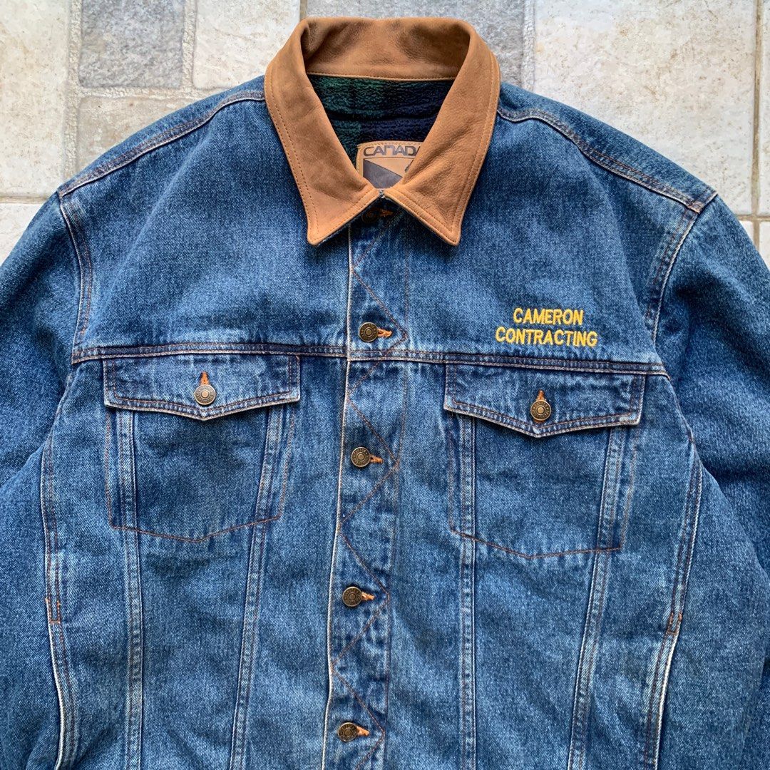 Vintage Cameron Contracting Denim Jacket, Men's Fashion, Coats, Jackets ...