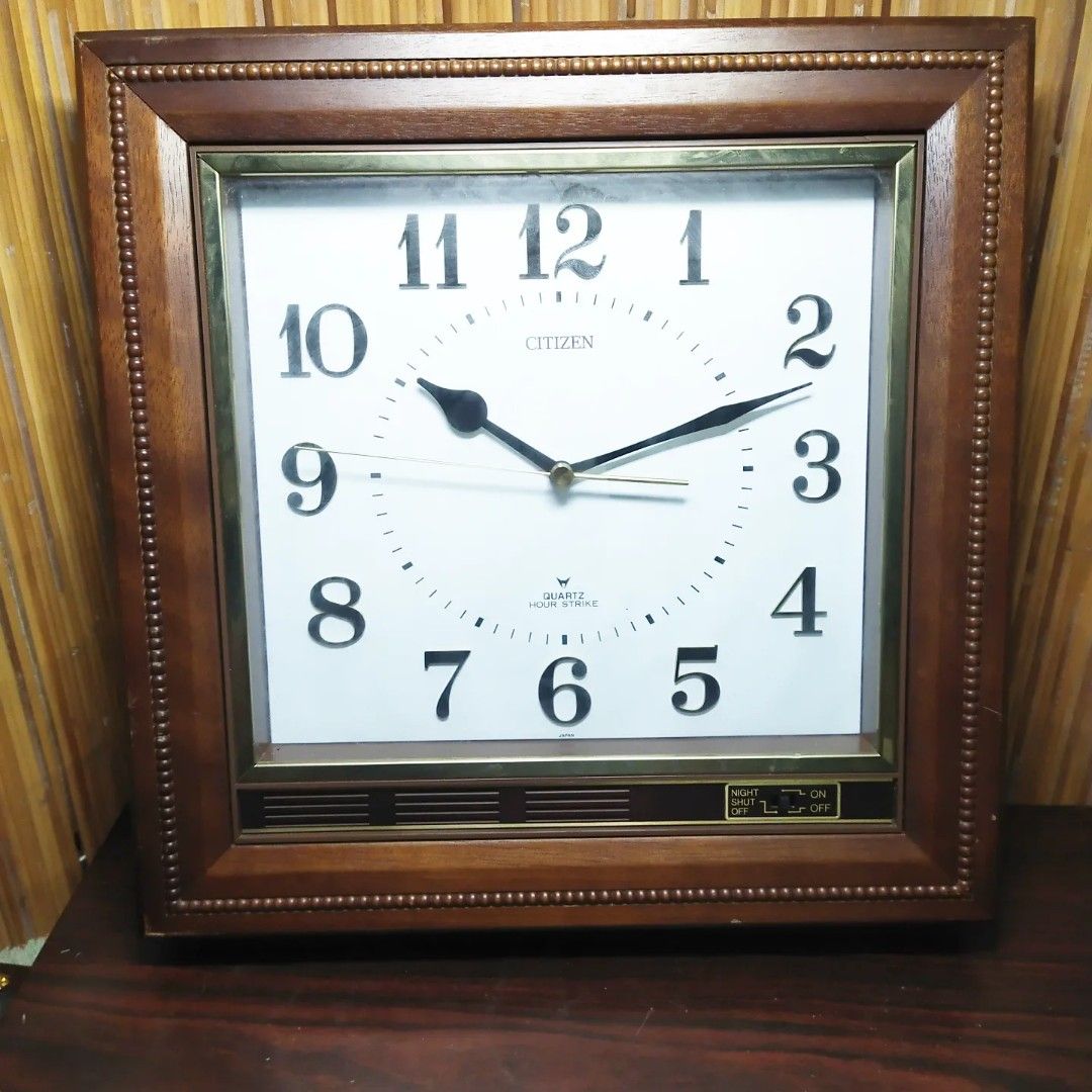 Vintage Citizens Wall Clock, Furniture & Home Living, Home Decor ...