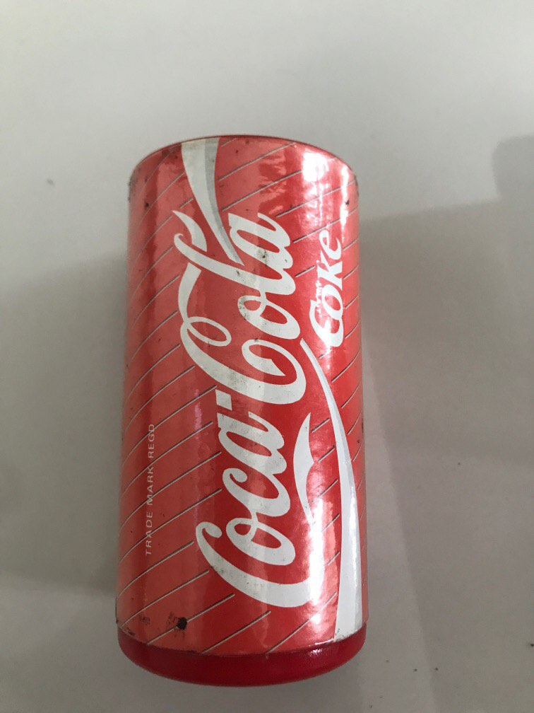 Vintage, coke, Coca-Cola, coin bank, plastic can, rare, unique ...