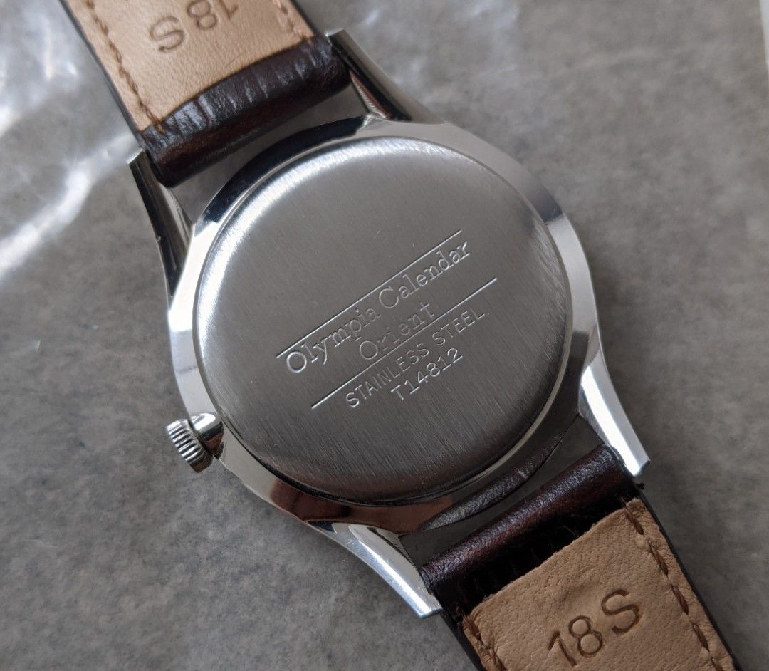 Vintage Olympia Calendar Orient Handwind Watch Serviced, Men's Fashion ...