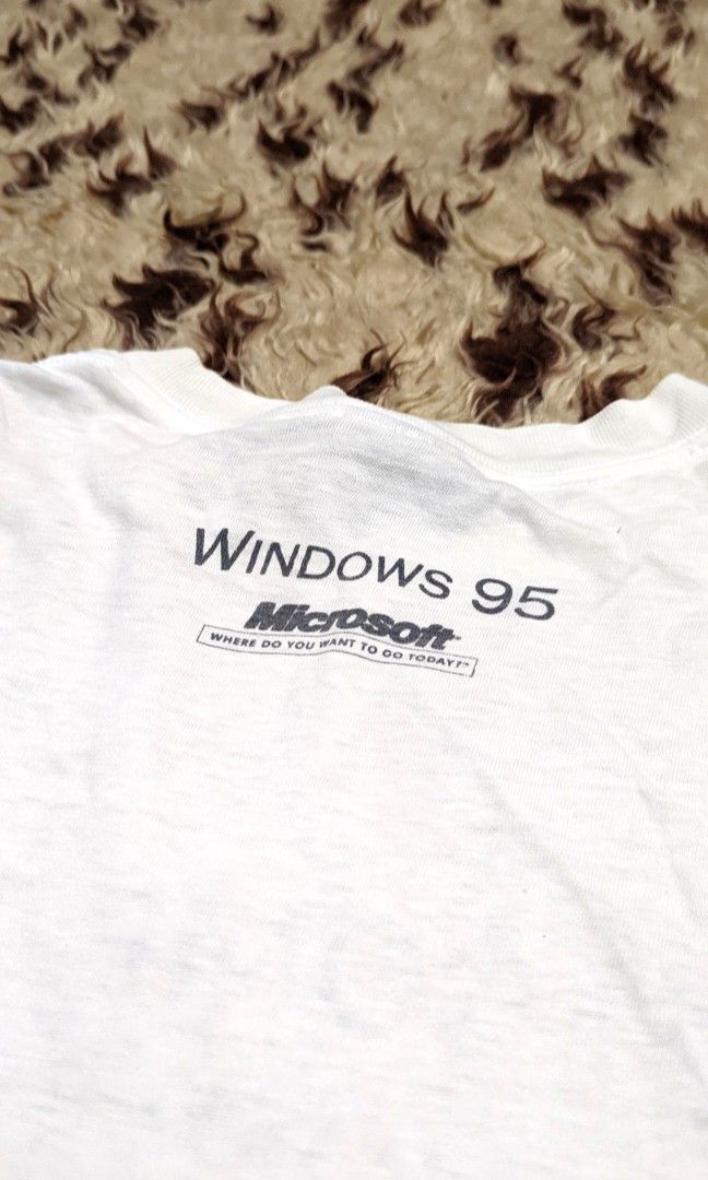 Vintage Windows 95 shirt, Men's Fashion, Tops & Sets, Tshirts & Polo ...