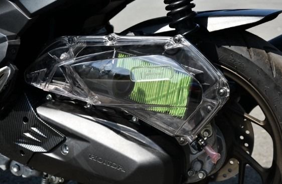 VRX HONDA PCX160 ADV160 VARIO160 AIR FILTER TRANSPARENT CARBON COVER ...