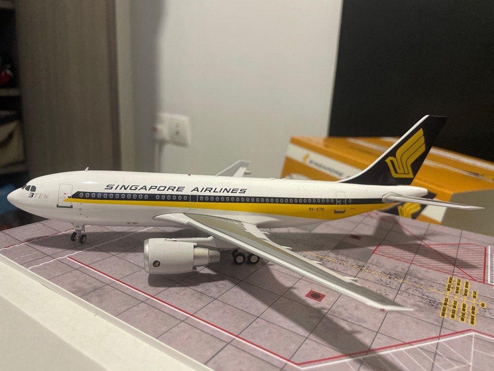 WB 1/200 Singapore Airlines A310 9V-STN with 3TEN logo full die cast ...