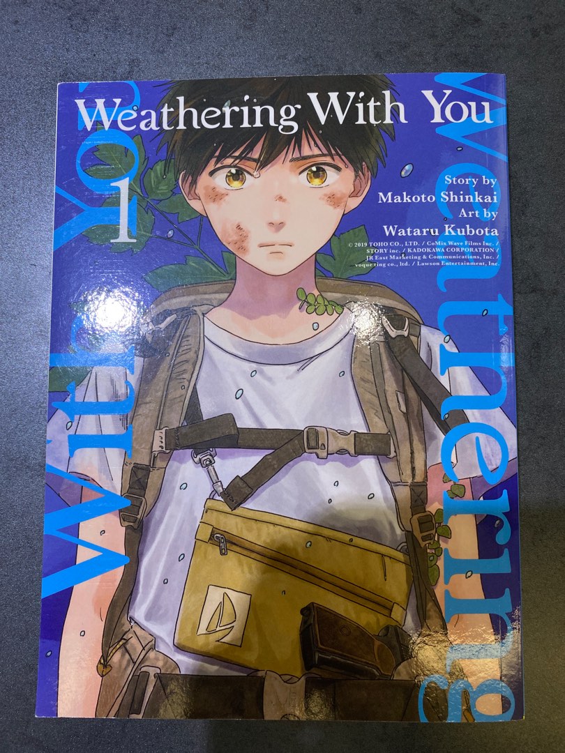 Weathering with you manga vol 1, Hobbies & Toys, Books & Magazines ...