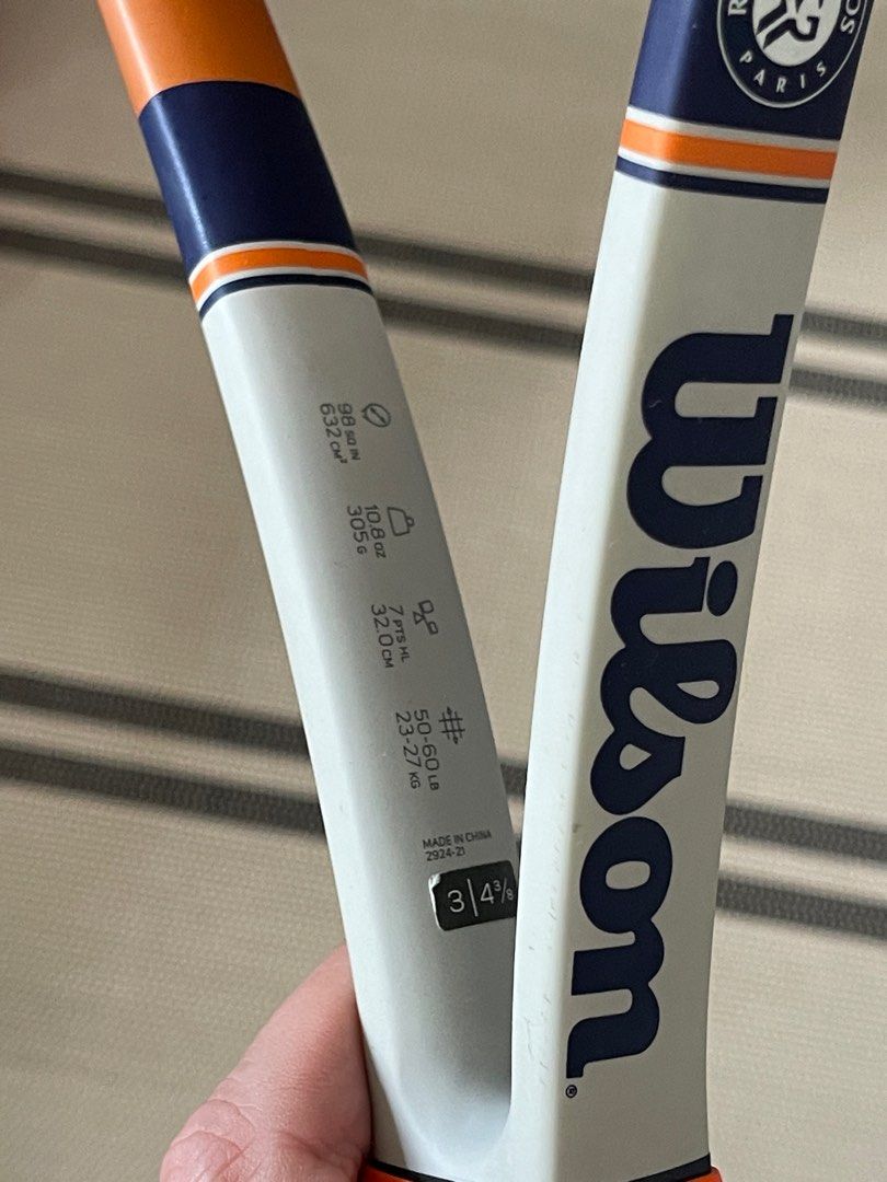 Wilson Blade Roland Garros Limited Edition 98 16x19 305gm, Sports ...