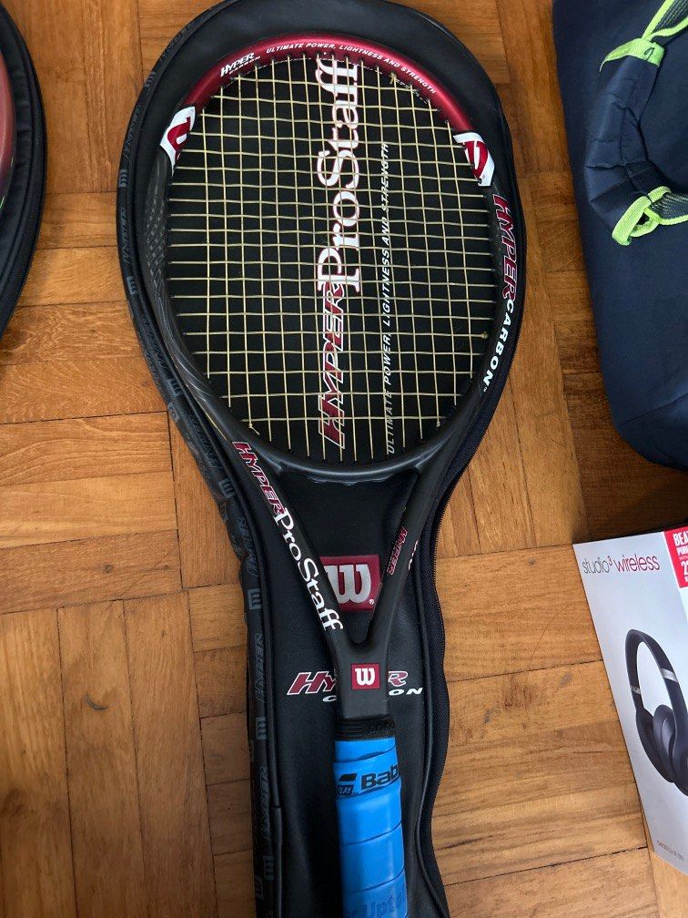 Wilson hyper pro staff 5.0, Sports Equipment, Sports & Games, Racket ...