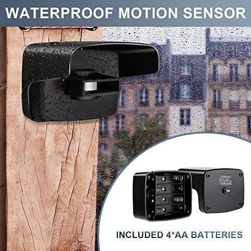 Wireless Driveway Alarm System Detector PIR Sensor-Driveway Alarm ...