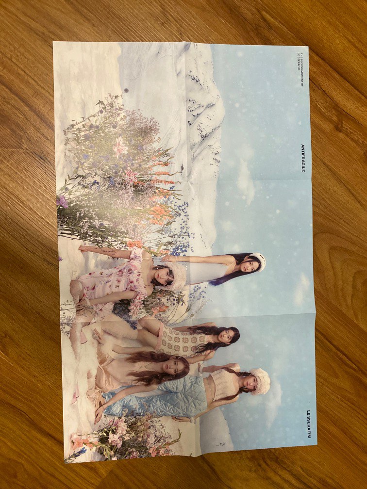 wts lesserafim poster, Everything Else on Carousell