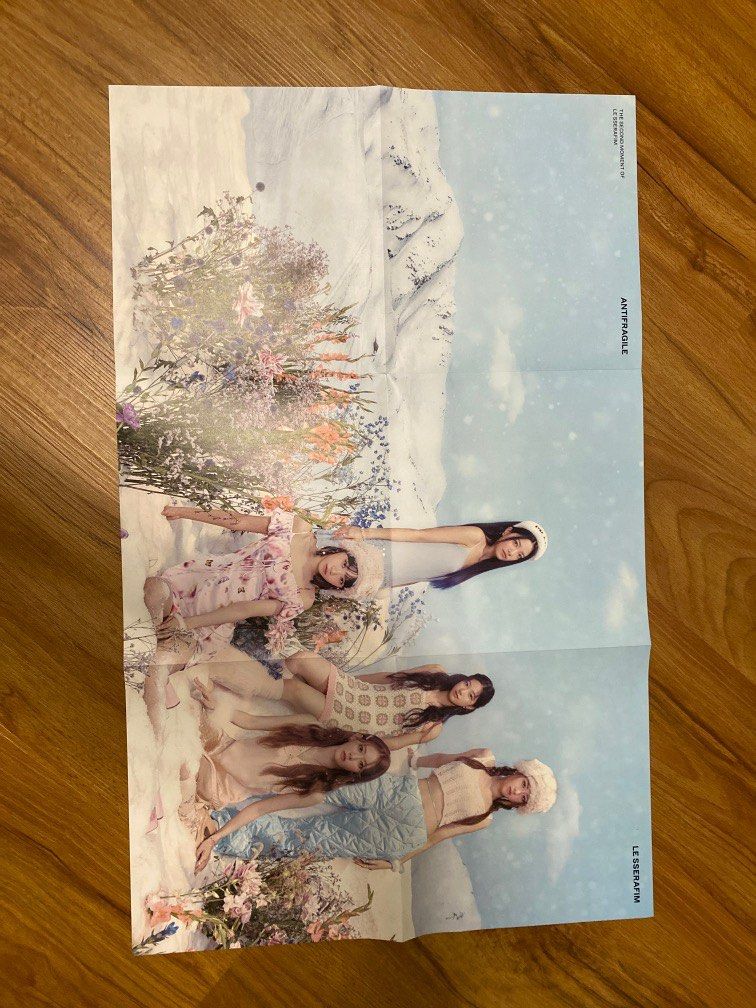 wts lesserafim poster, Everything Else on Carousell
