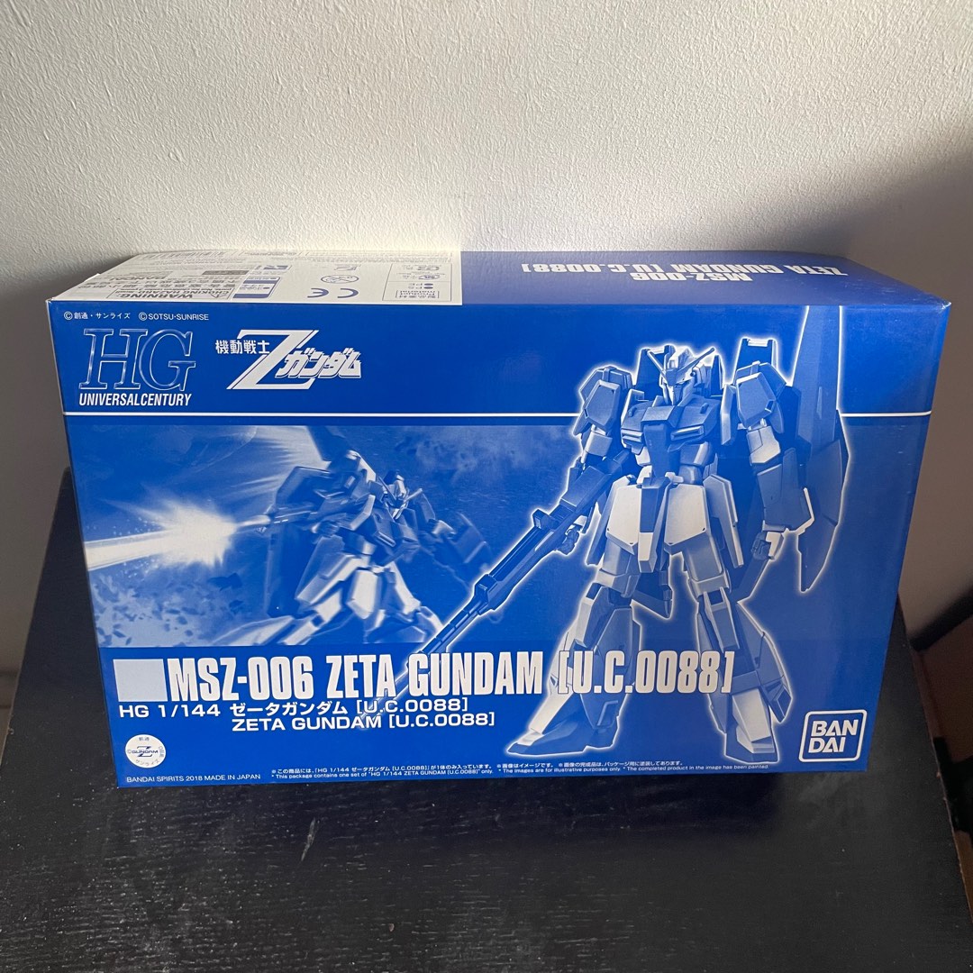 HG 1/144 Zeta Gundam [U.C.0088], Hobbies & Toys, Toys & Games on Carousell