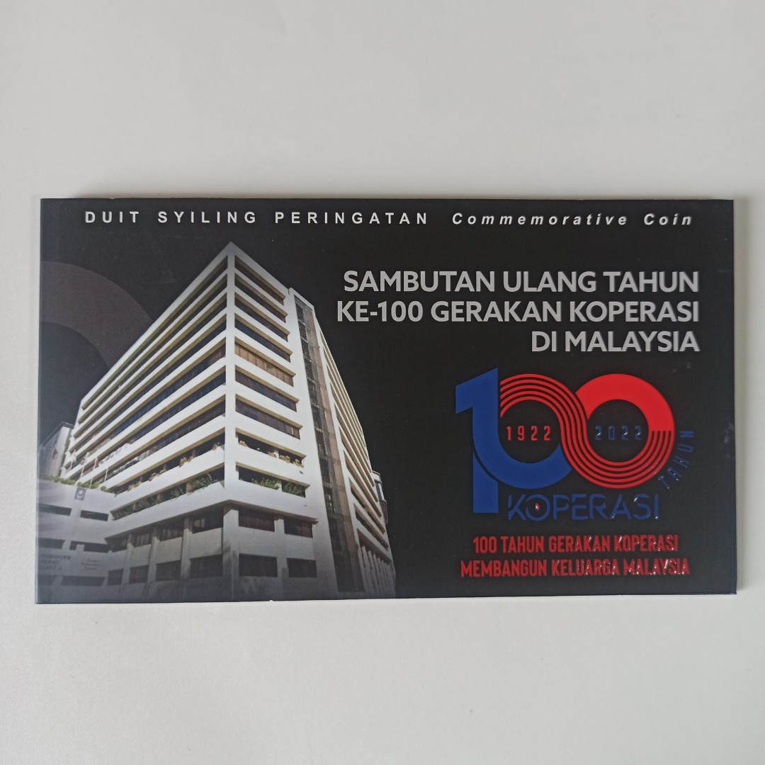 100 Tahun Gerakan Koperasi BNM Commemorative Nordic Gold Coin, Hobbies & Toys, Collectibles ...