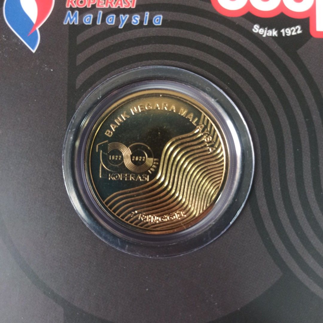 100 Tahun Gerakan Koperasi BNM Commemorative Nordic Gold Coin, Hobbies & Toys, Collectibles ...
