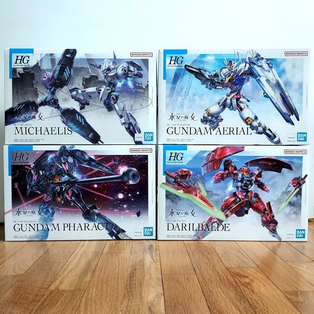 1/144 HG High Grade Gundam Aerial Pharact Darilblade Michaelis (The Witch From Mercury), Hobbies ...