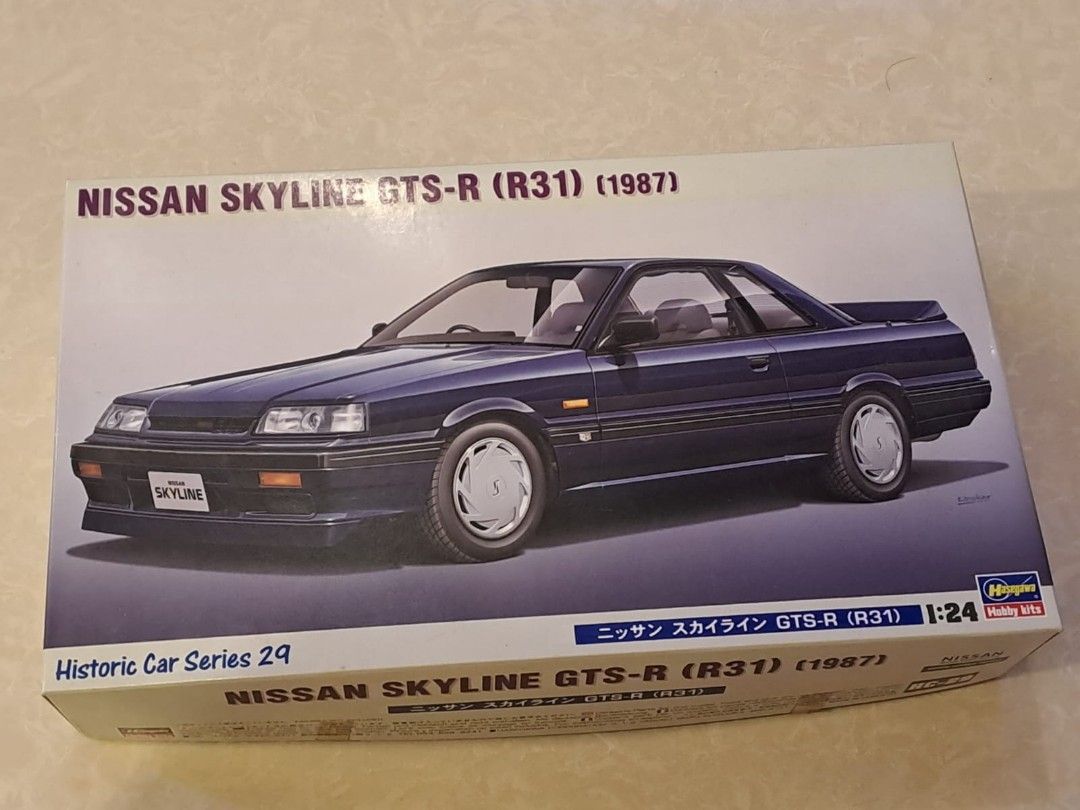 1:24 Hasegawa Nissan Skyline GTS-R (R31), 興趣及遊戲, 玩具 & 遊戲類 - Carousell