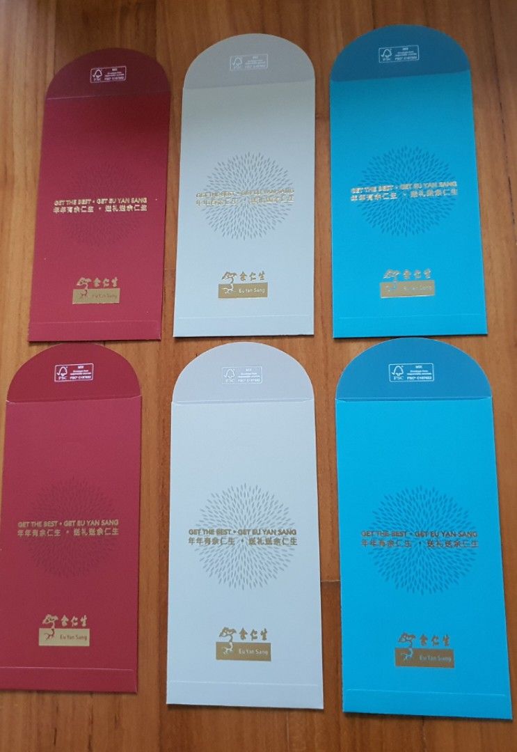 2023 OSIM, Eu Yan Sang Red Packet/Ang Bao/Ang Paw, Hobbies & Toys ...