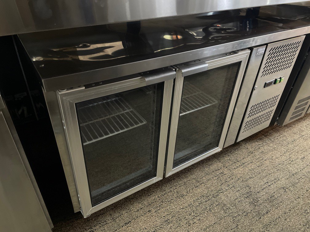 2 glass door counter chiller / display chiller / bar chiller, TV & Home ...