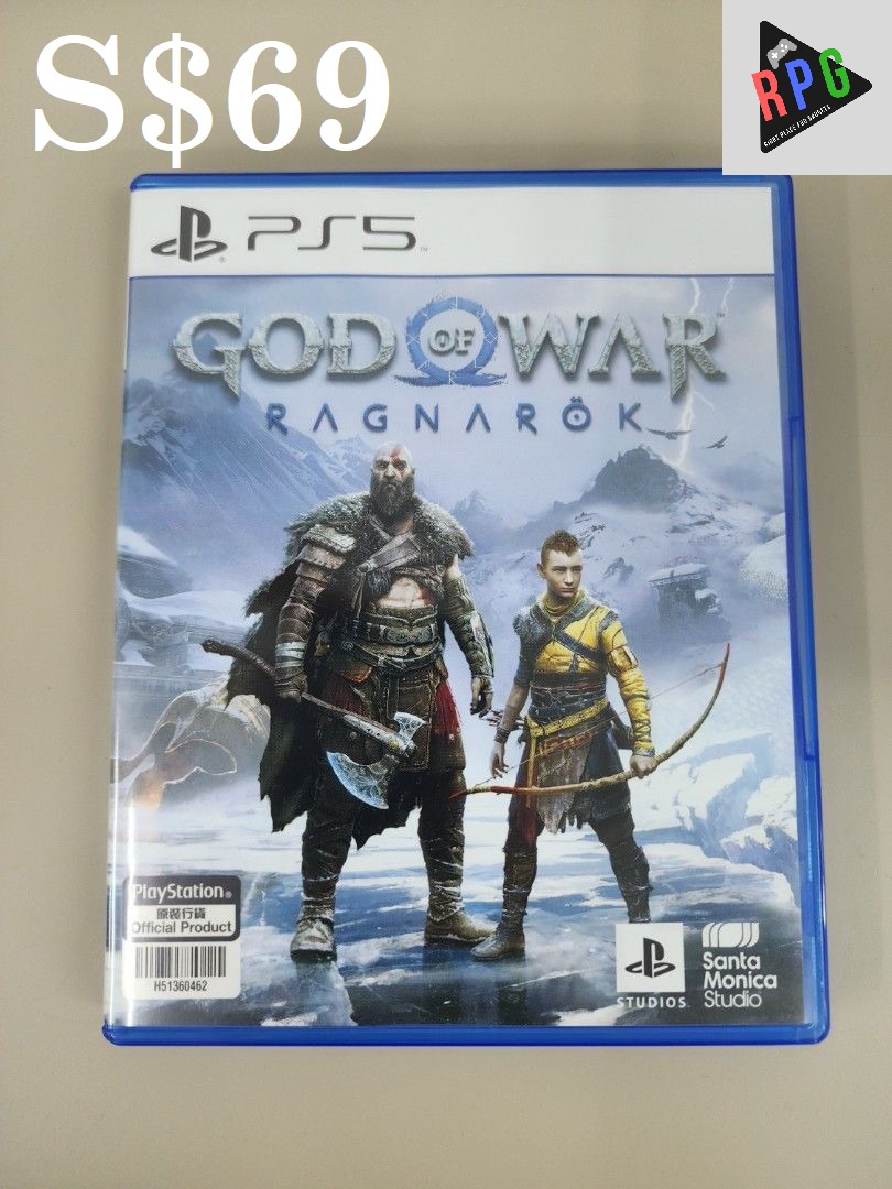 2nd hand PS5 God of war Ragnarok, Video Gaming, Video Games ...