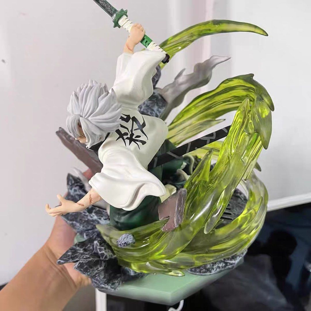 30CM Demon Slayer LED Wind Hashira Sanemi Shinazugawa figure, Hobbies ...