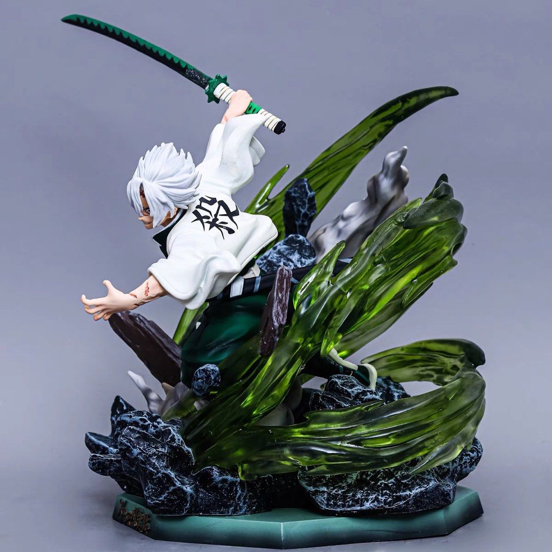 30CM Demon Slayer LED Wind Hashira Sanemi Shinazugawa figure, Hobbies ...