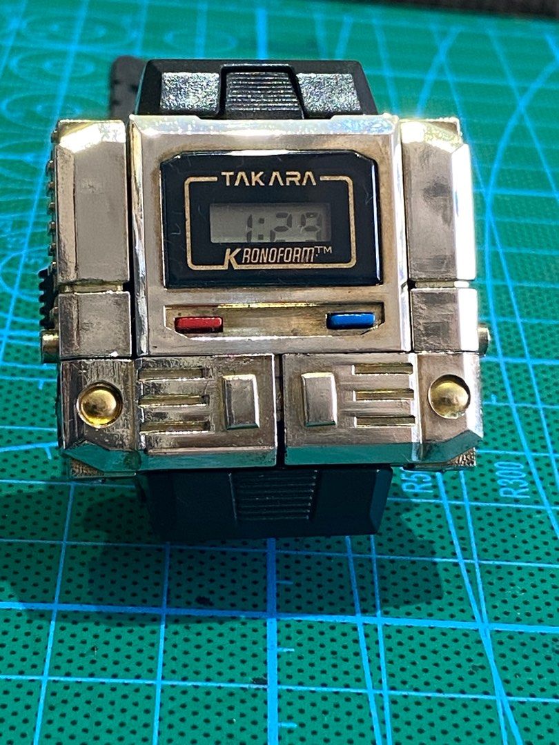 微星小超人 microman diaclone 變形金剛手錶 watch quartz takara 1983, 男裝, 手錶及配件, 手錶 ...