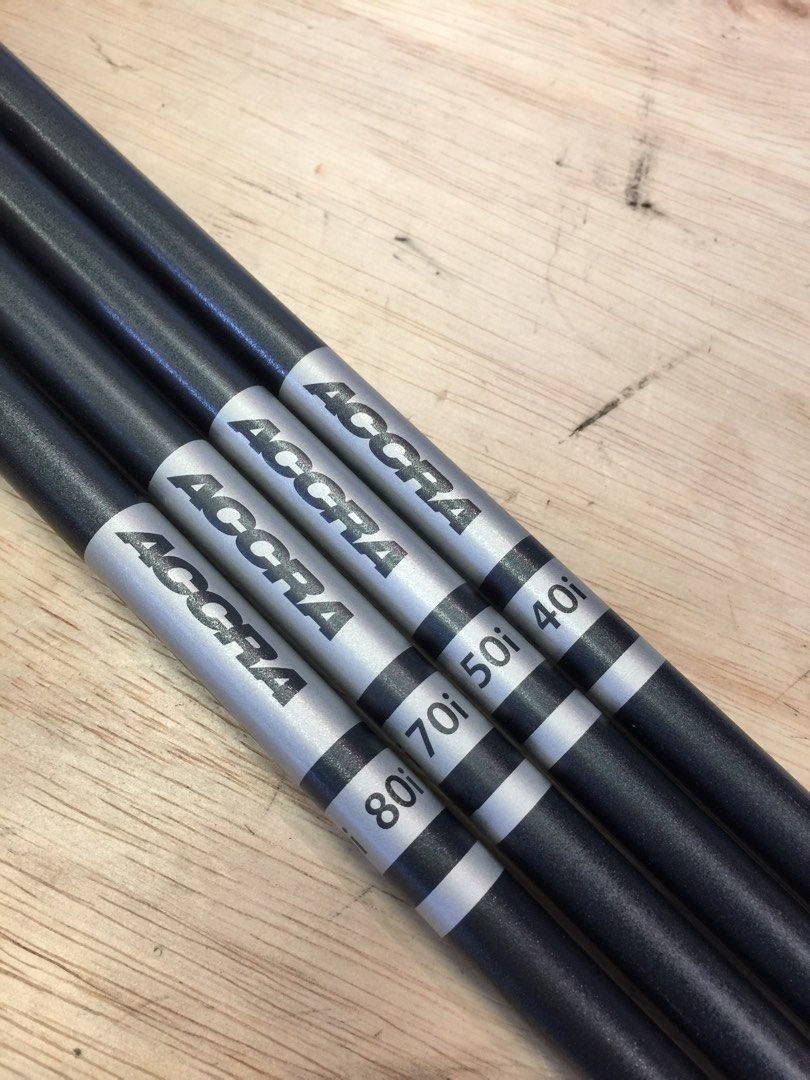 Accra graphite iron shafts, Sports Equipment, Sports & Games, Golf on ...