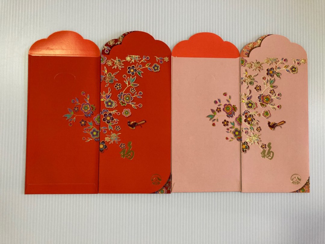 AIA Ang Pow / Red Packet - 1 pack 10 pcs, Hobbies & Toys, Stationery ...