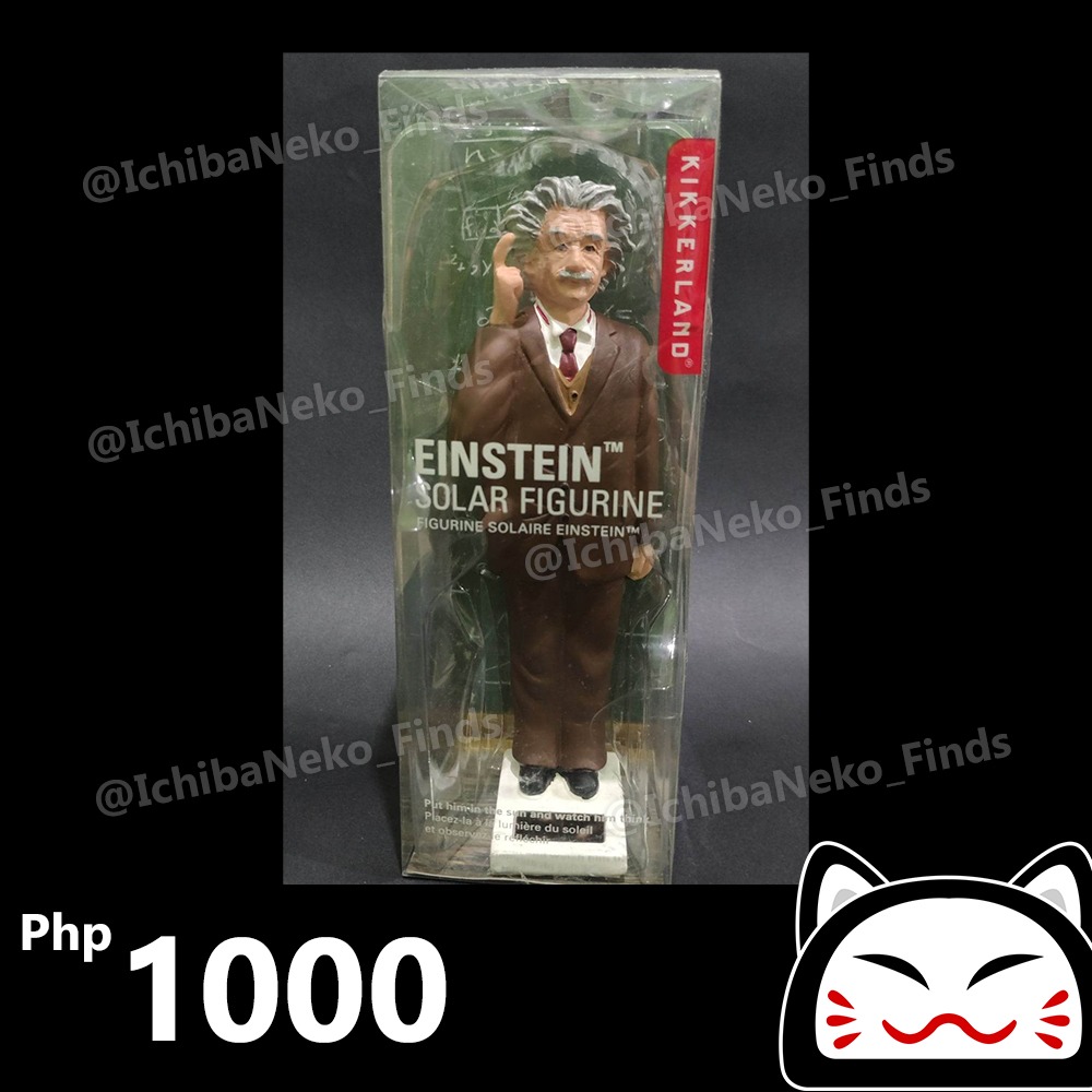 Albert Einstein Solar Energy Powered Waving Statue, Hobbies & Toys ...