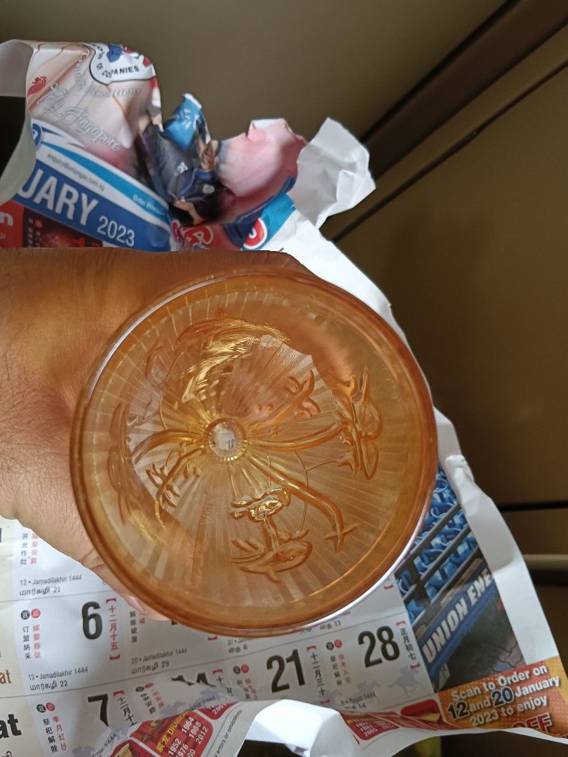 Art deco glass, Hobbies & Toys, Memorabilia & Collectibles, Vintage Collectibles on Carousell