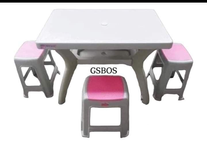 Asahi table and chair set, Furniture & Home Living, Furniture, Tables ...