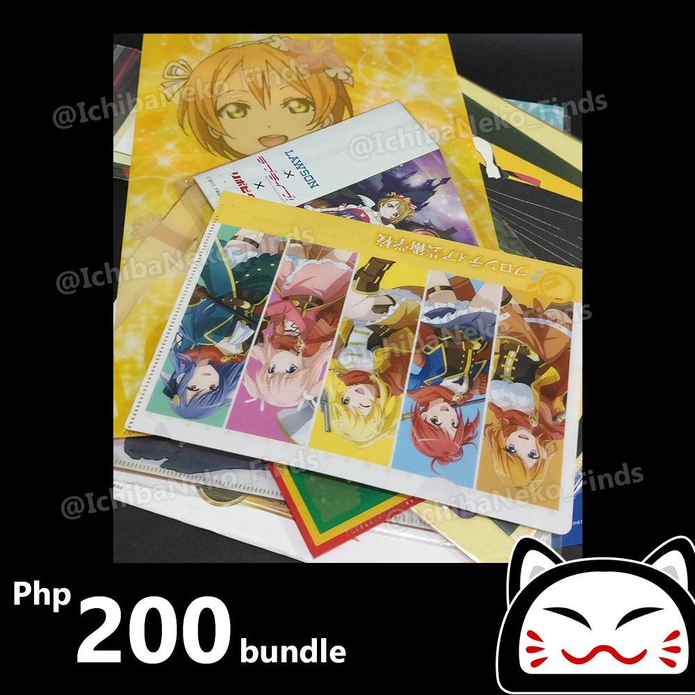 Assorted Anime Folders and Paper Merch (13 pcs), Hobbies & Toys ...