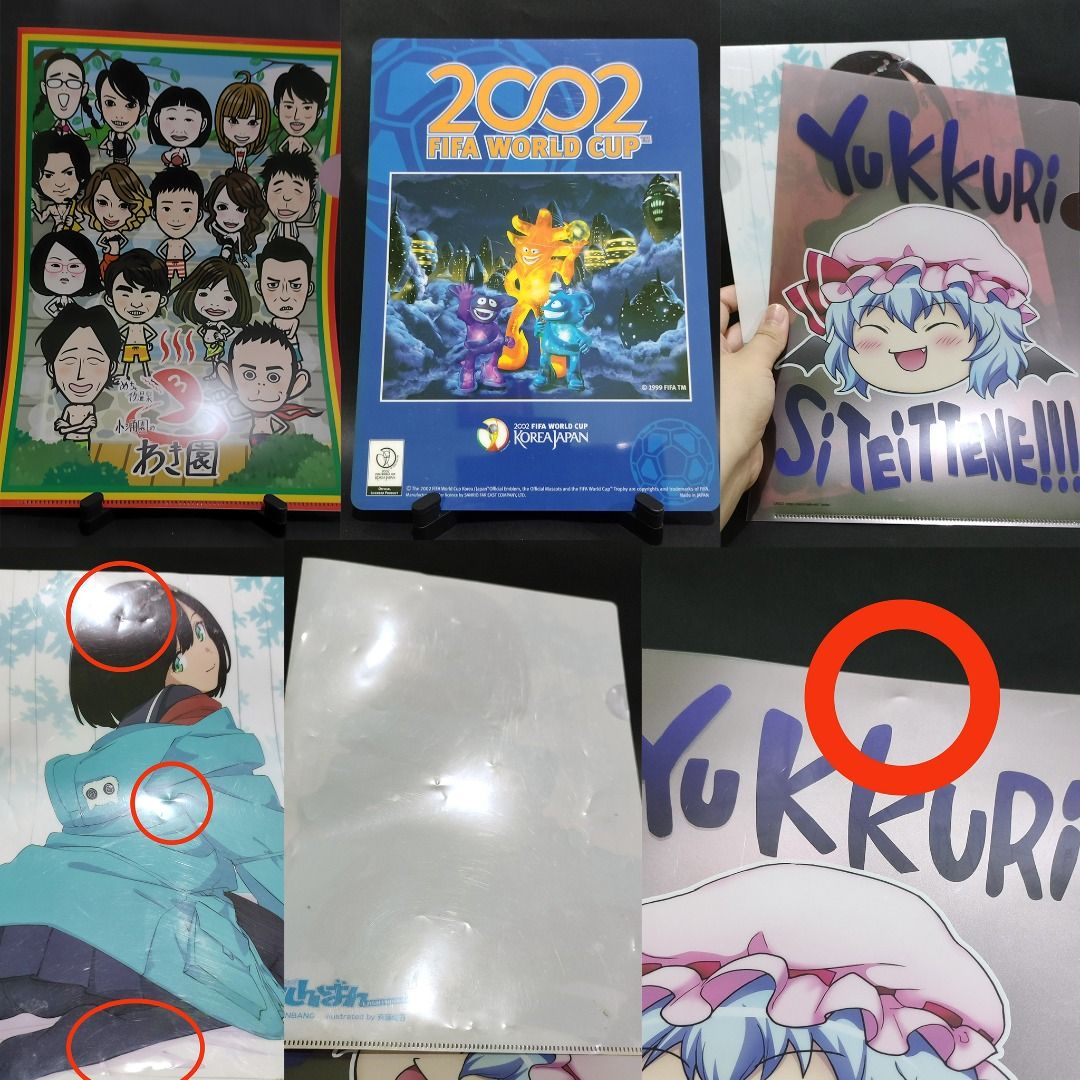 Assorted Anime Folders and Paper Merch (13 pcs), Hobbies & Toys ...