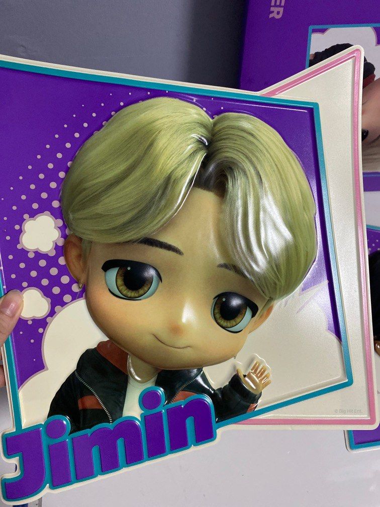 AUTHENTIC BTS TINYTAN 3D POSTER JIMIN WITH BOX, Hobbies & Toys, Memorabilia & Collectibles, K ...