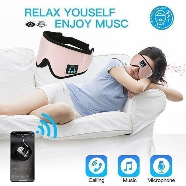 [B210] 1pcs Eye 3D Bluetooth Headphone Bluetooth Eye Eye Portable Sleep ...