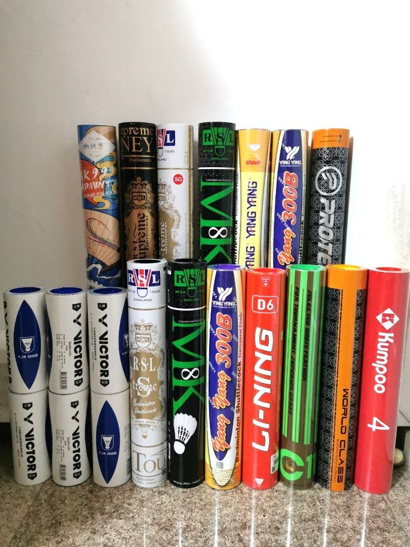 Badminton Shuttlecock RSL S-Treme Supreme SG Protech World Class Li ...