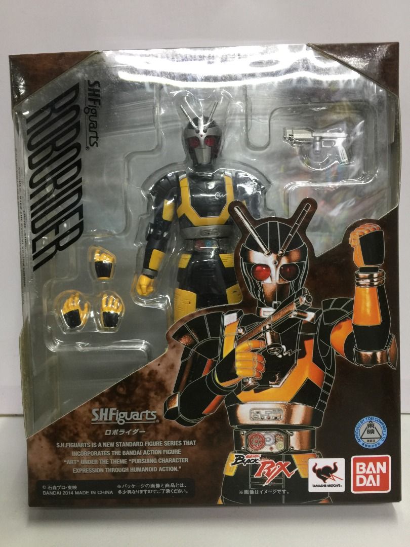 BANDAI S.H.Figuarts ROBORIDER BLACK RX (60991) (C1131-136) shf, 興趣及遊戲, 玩具 & 遊戲類 - Carousell