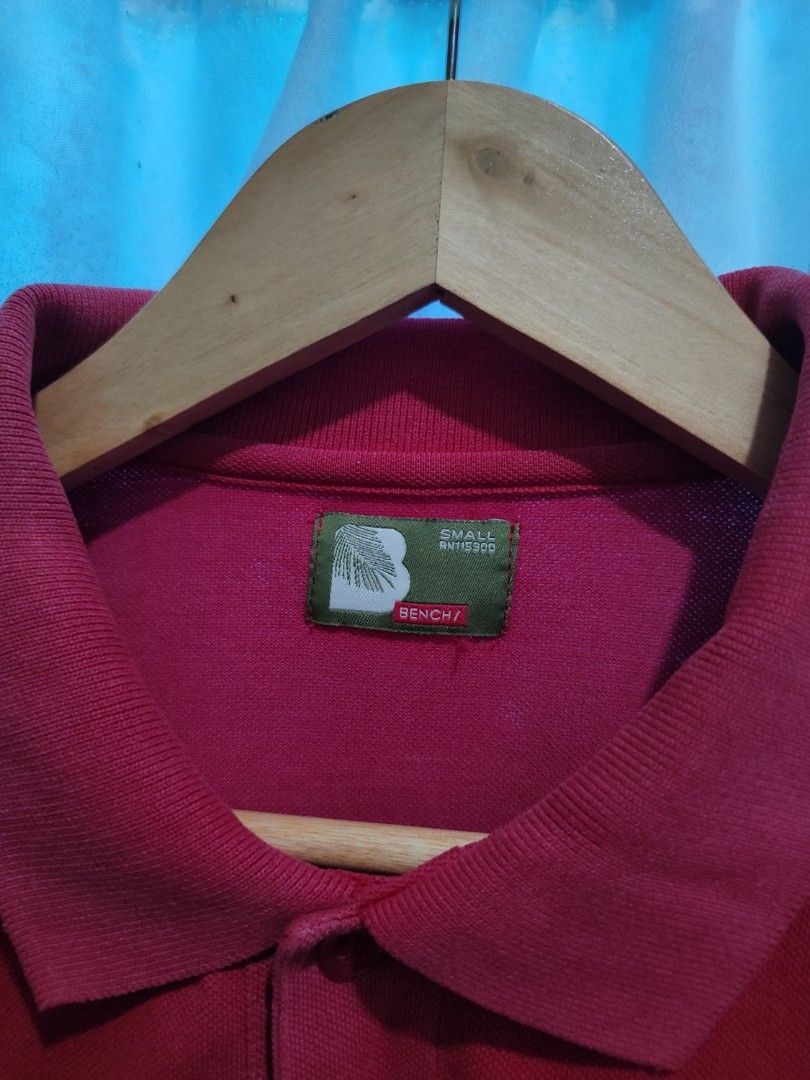 Bench - Red and Black Polo Shirt, Men's Fashion, Tops & Sets, Tshirts ...