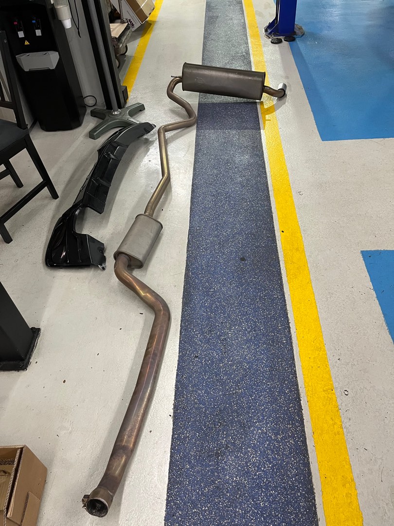 BMW F20 116i Pre LCI stock exhaust, Car Accessories, Accessories on ...