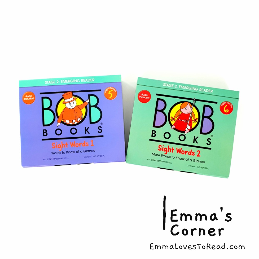 Bob Books Stage 2: Sight Words 1 & 2 for Kindergarten and First Grade ...