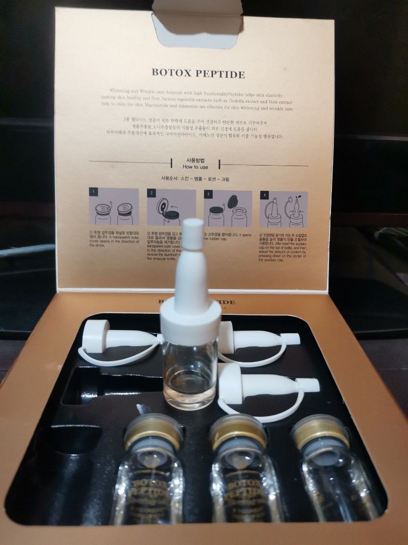 BOTOX PEPTIDE SERUM MADE IN KOREA, Beauty & Personal Care, Face, Face ...