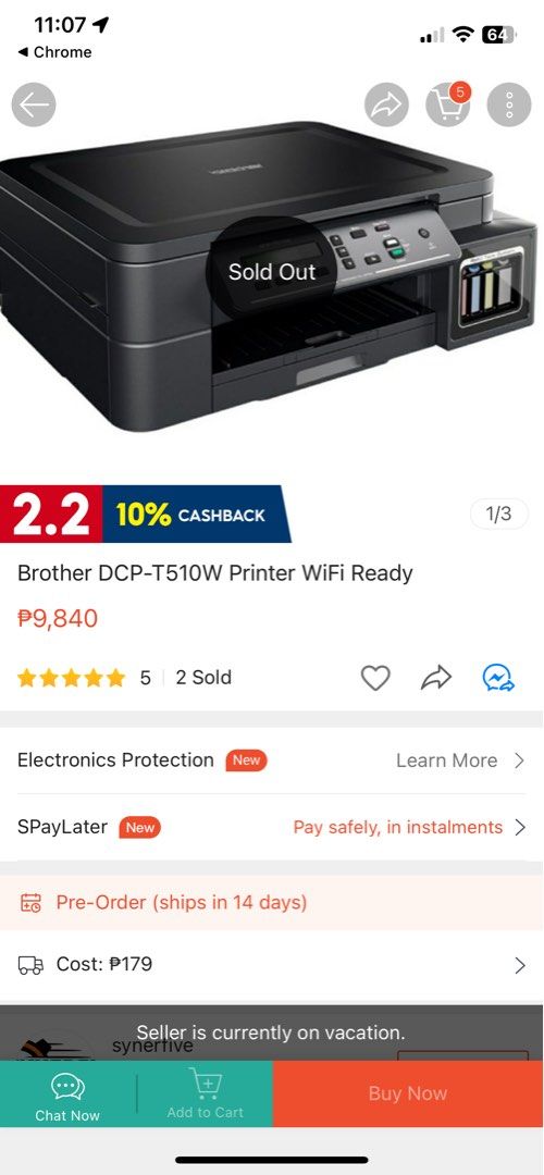 Brother DCP T510W Printer, Computers & Tech, Printers, Scanners ...