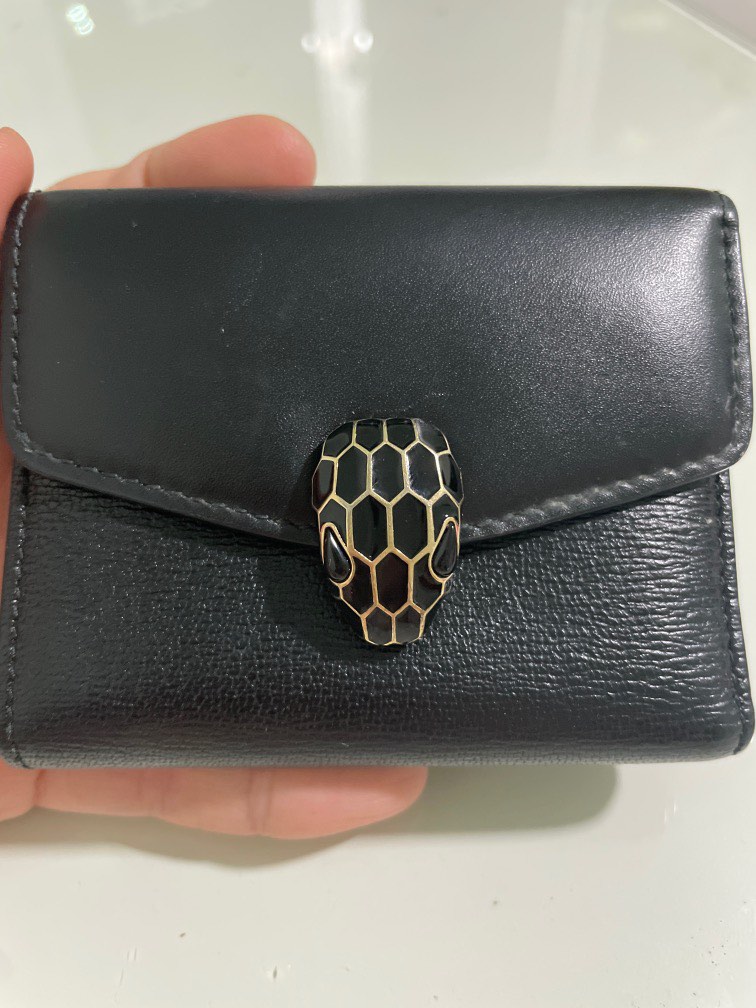 Bulgari Serpenti Forever Trifold Wallet, Luxury, Bags & Wallets on ...